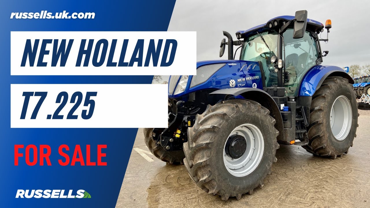 New Holland T7.225 Tractor - TRACTOR WALK-AROUND - YouTube