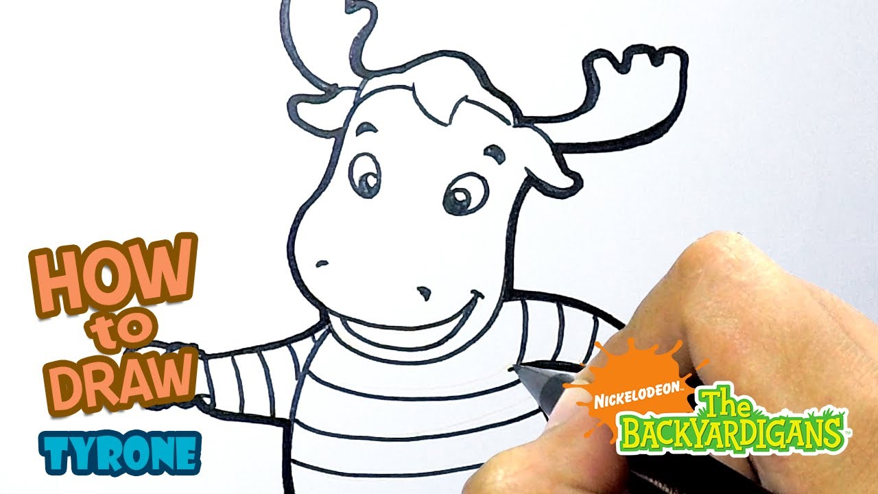 How to Draw Tyrone | Drawing The Backyardigans - YouTube