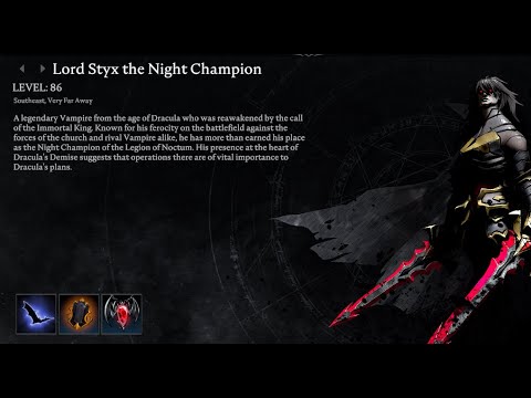 V Rising - Lord Styx the Night Champion. Brutal Difficulty - YouTube