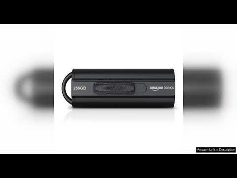 Amazon Basics 256 gb Ultra Fast USB 3.1 Flash Drive, Black Review - YouTube