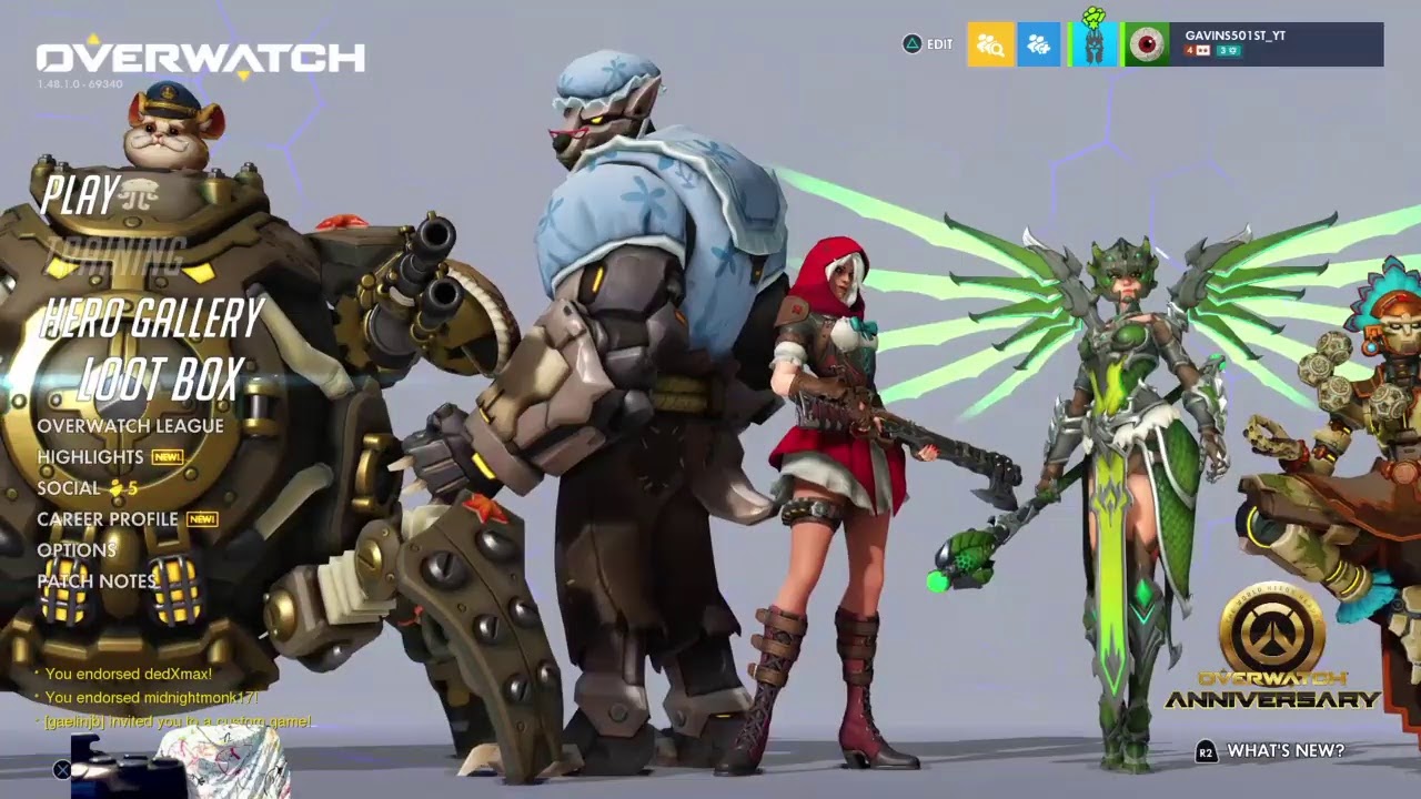Gavin plays overwatch with Cootie geting two stars!!! - YouTube