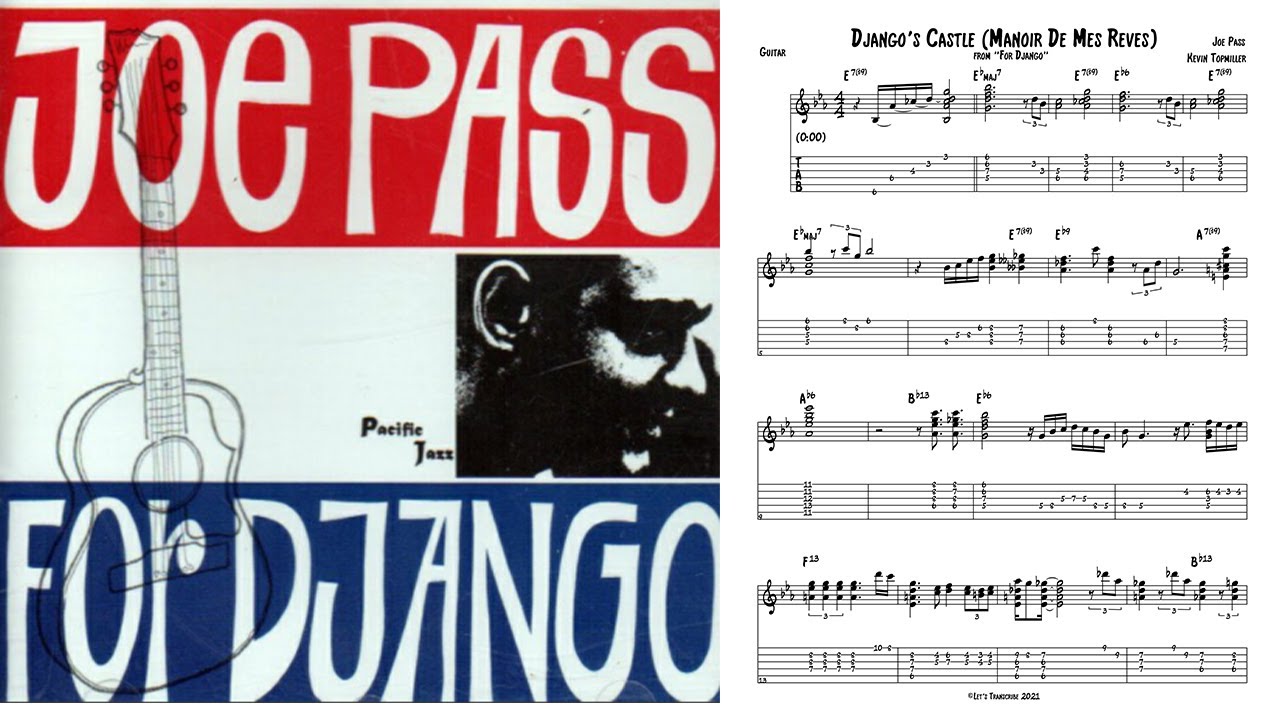 "Django's Castle" - Joe Pass (Jazz Guitar Transcription) - YouTube