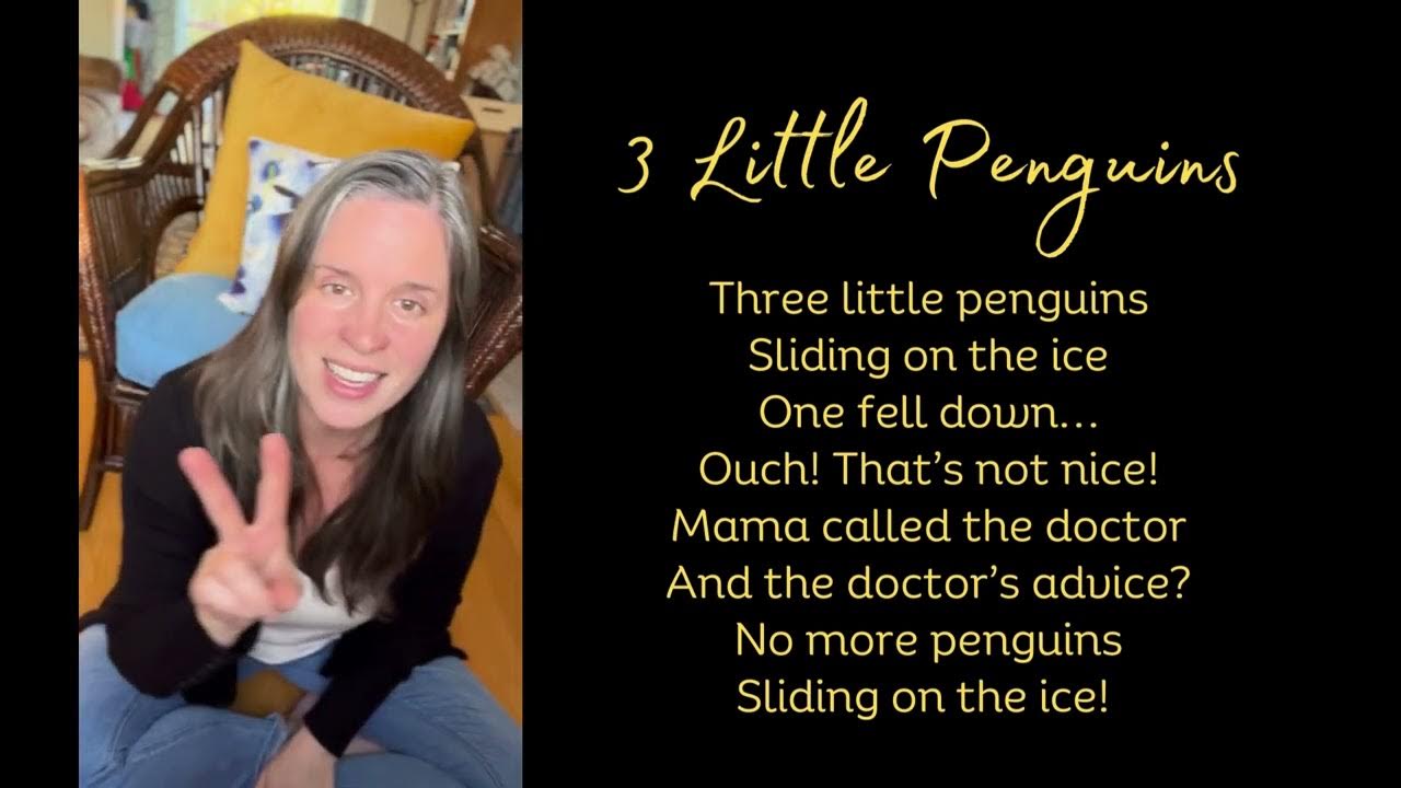 3 Little Penguins - An action rhyme for children - YouTube