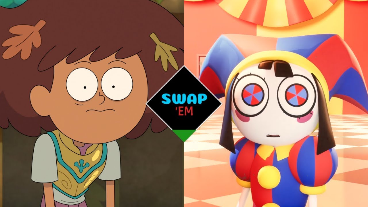 ANNE & POMNI VOICE SWAP | Amphibia/The Amazing Digital Circus - YouTube