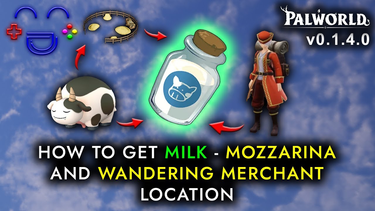 How to Get Milk | Mozzarina and Merchant | Palworld - YouTube