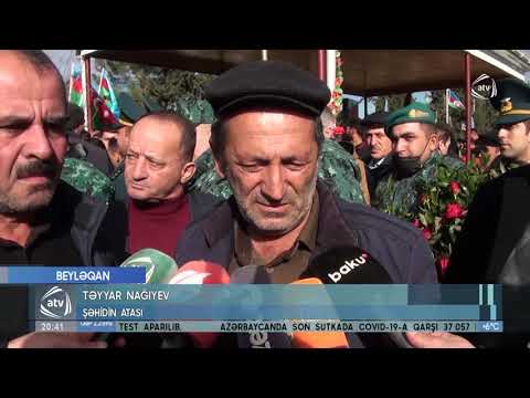 Beyləqanda şəhid Fərid Nağıyevlə vida mərasimi keçirilib