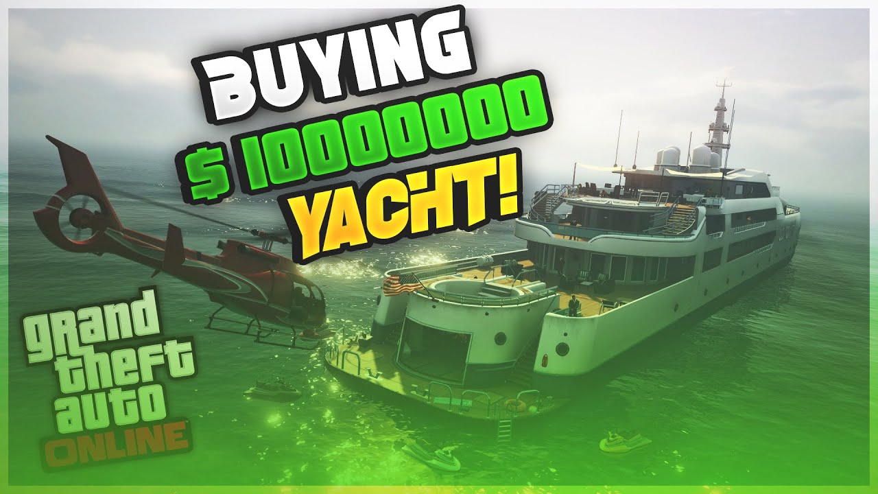 Buying $10000000 Dollars Yacht😍😍| GTA V Online - YouTube