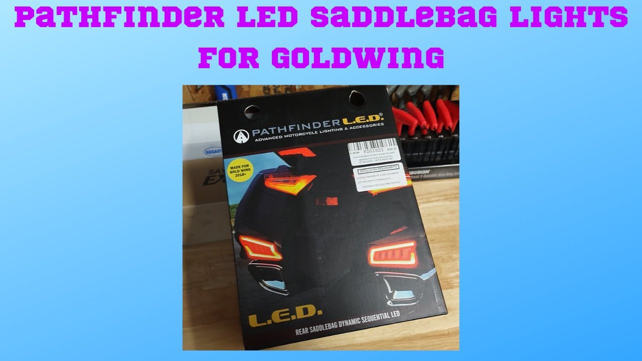 Pathfinder LED Saddlebag Lights For Goldwing - YouTube