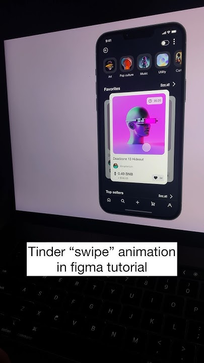 Tinder “swipe” animation in figma TUTORIAL #figma #figmaanimation #tutorial #tutorialyoutube ...