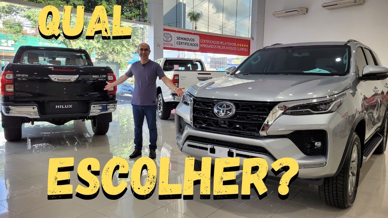 TOYOTA SW4 SRX VS HILUX SRX LIMITED QUAL ESCOLHER? - YouTube
