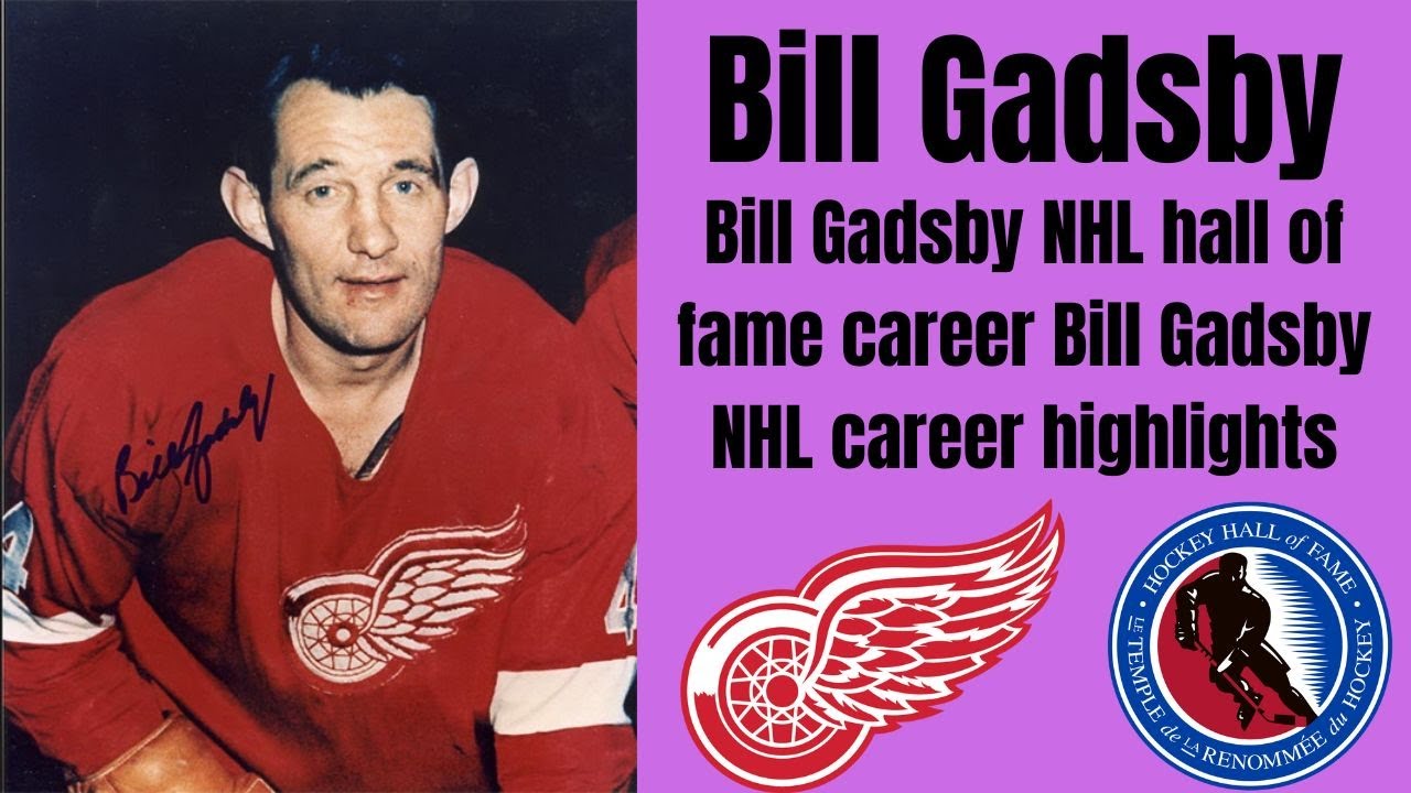 Bill Gadsby NHL hall of fame career Bill Gadsby NHL career highlights ...