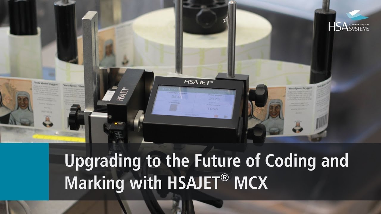 Upgrading to the Future of Coding and Marking with HSAJET® MCX - YouTube