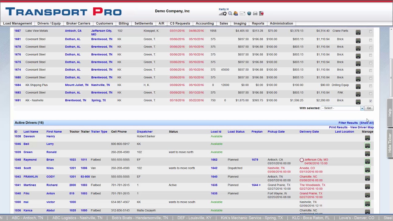 Freight Operations Dashboard Enterprise - YouTube