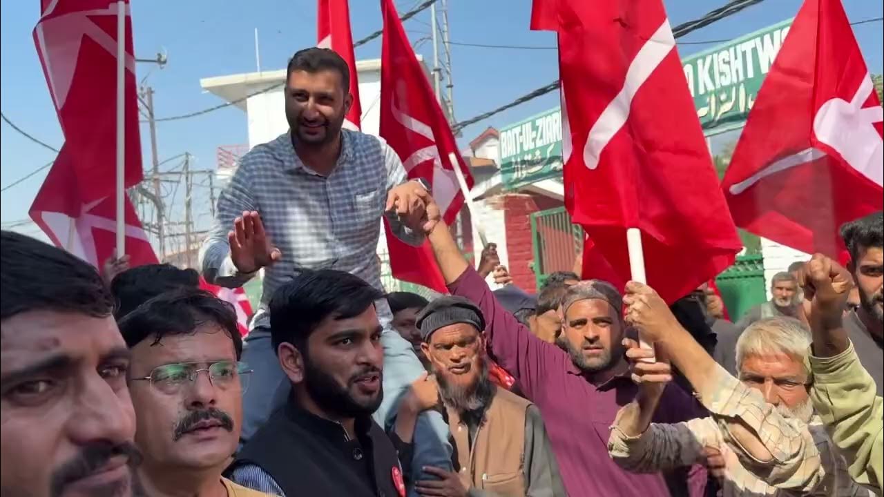 NC workers celebration at Farediya Chowk Kishtwar after Omar Abdullah take oath as J&K CM. Watch ...