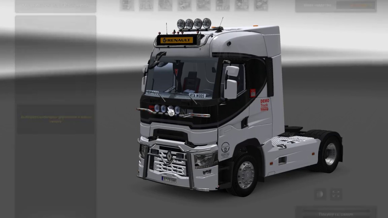 RTA Mods Renault T-test version 6.2 - YouTube
