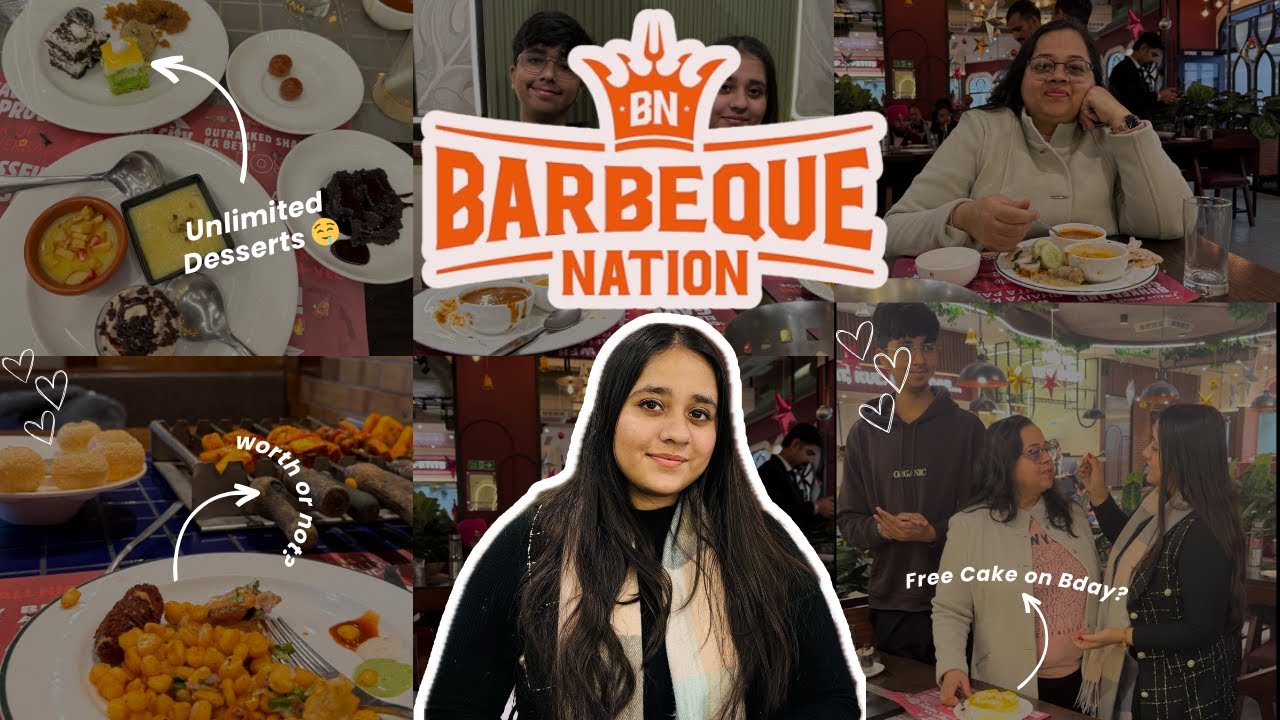 Barbeque Nation Unlimited Veg Buffet🤤|| The Hungry Artist - YouTube