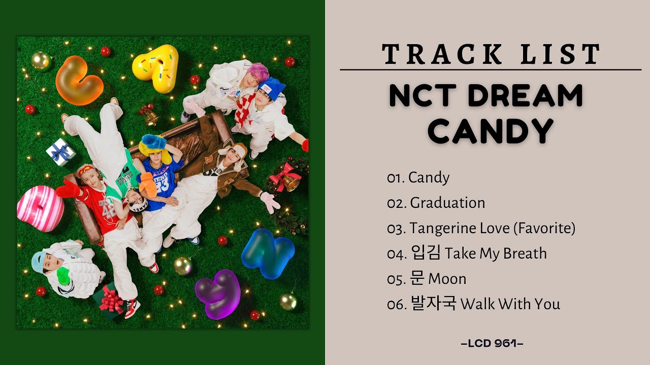 [NO ADS] NCT DREAM 'Candy' Track List - YouTube