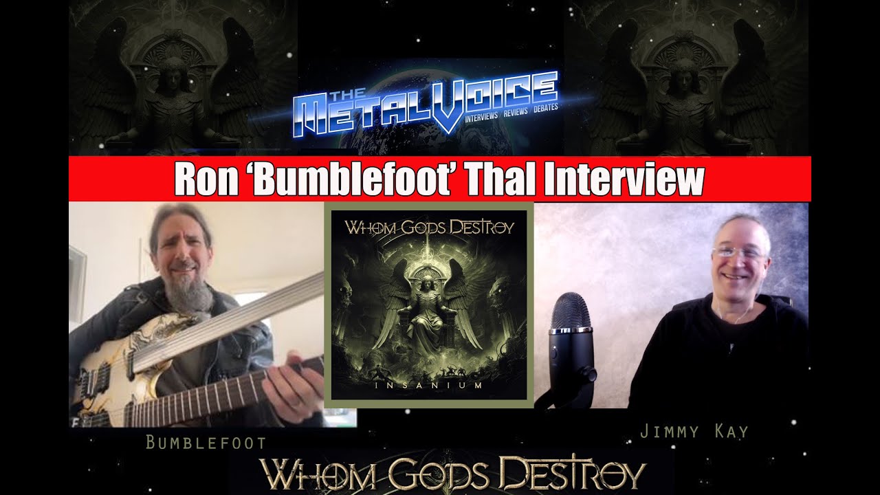 Guitarist Ron 'Bumblefoot' Thal Interview-Whom Gods Destroy 'Insanium ...