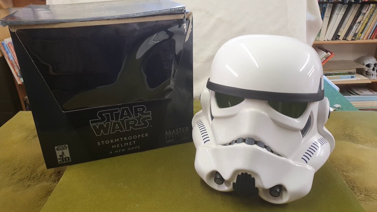 Master Replica Storm Trooper Helmet 2002-2007 - YouTube