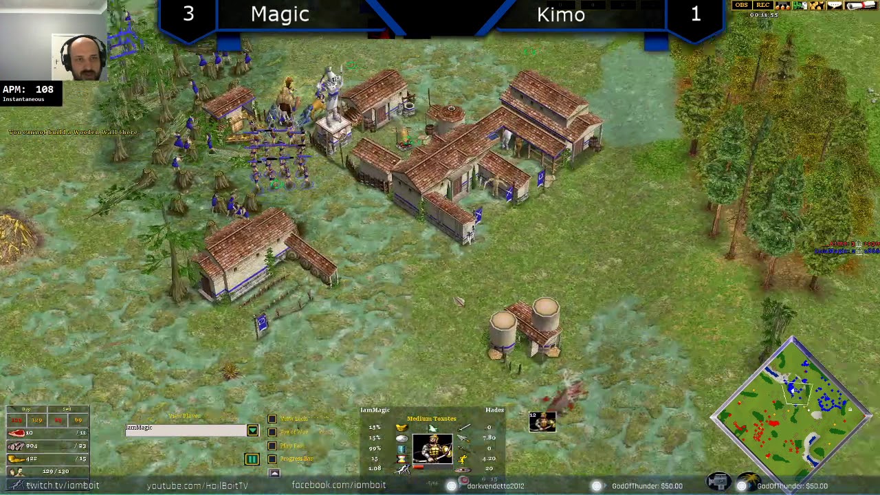 Magic vs Kimo - Age of Mythology: The Titans (Game 5) - YouTube