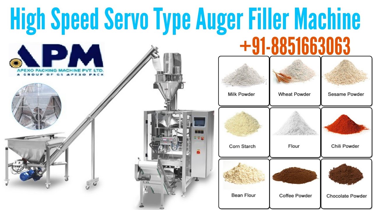 High Speed Auger Filler Pouch Packing Machine, Automatic Pouch ...