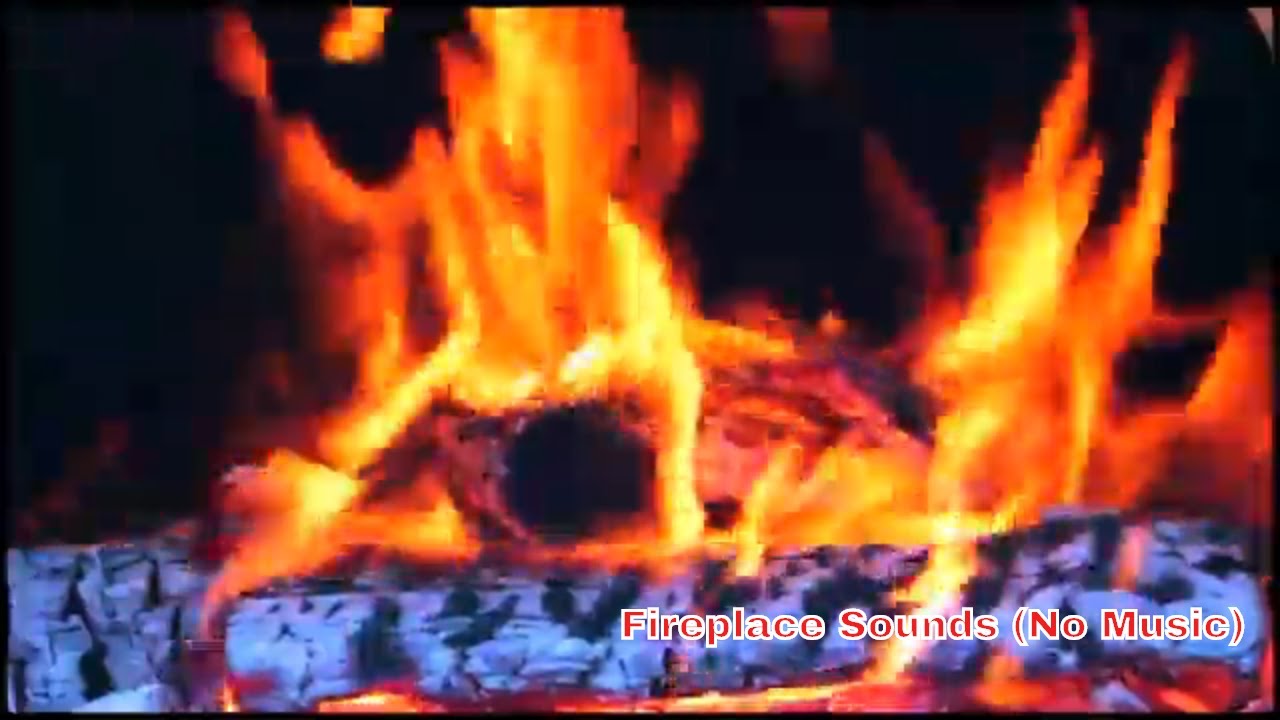 Relaxing Fire Sounds - Fireplace Sounds-Burning Fireplace & Crackling ...