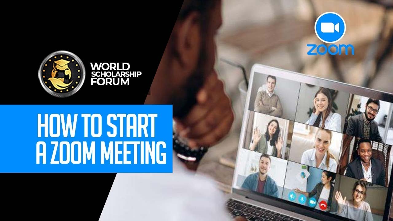How To Start A Zoom Meeting - YouTube