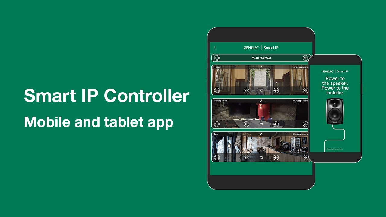 Genelec Smart IP Controller | New mobile and tablet app for Android and iOS - YouTube