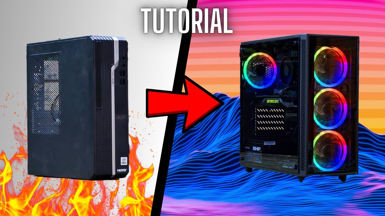 Office PC to GAMING PC - How to turn an Old Prebuilt into a Gaming Computer (GUIDE) - YouTube