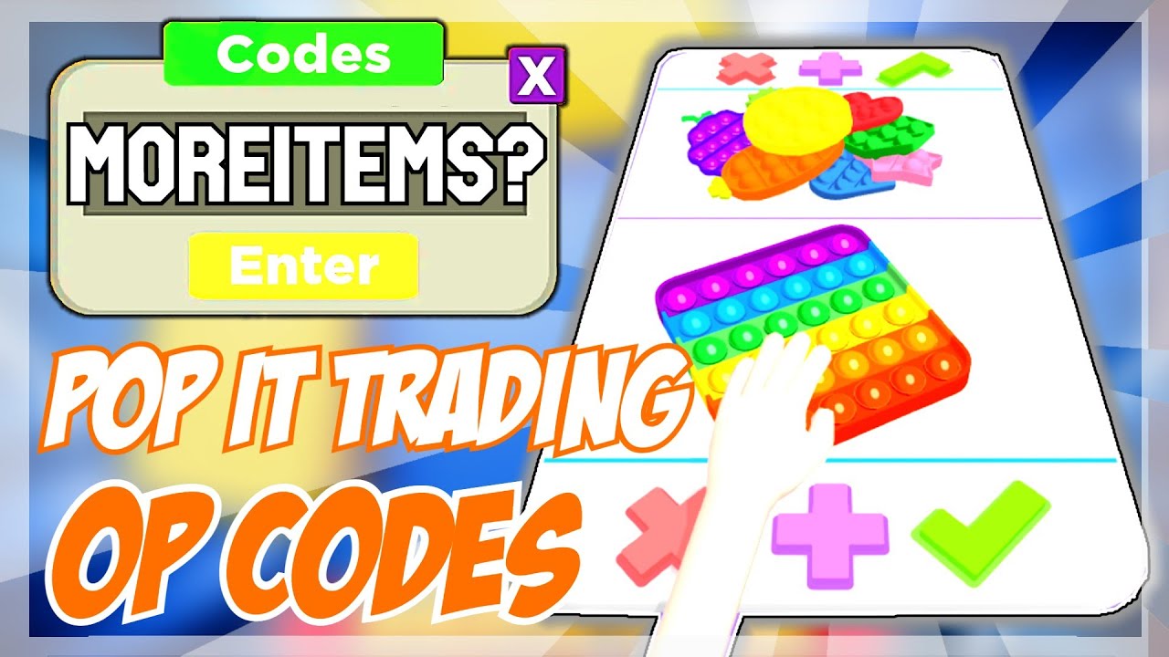 *NEW* Roblox Pop It Trading Codes (2022) - YouTube