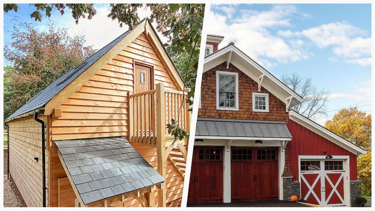 75 Large Farmhouse Garage Design Ideas You'll Love ☆ - YouTube