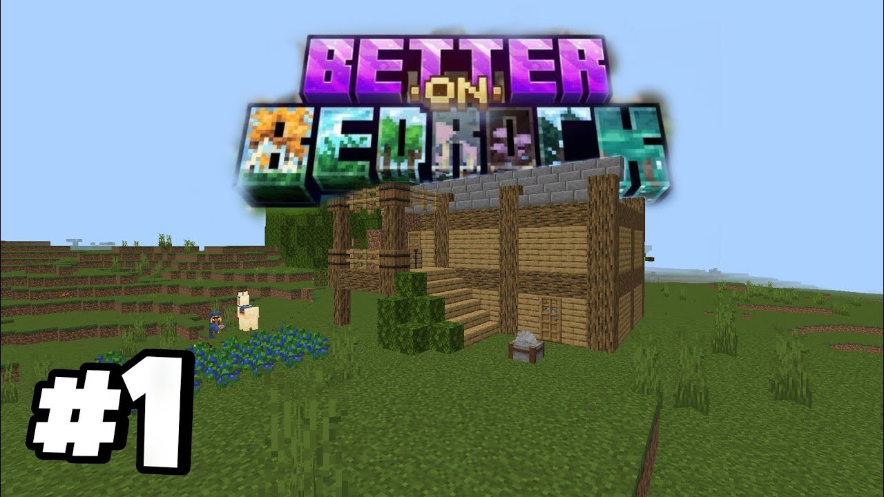I Started a new Journey in MINECRAFT | Better on Bedrock MODPACK - YouTube