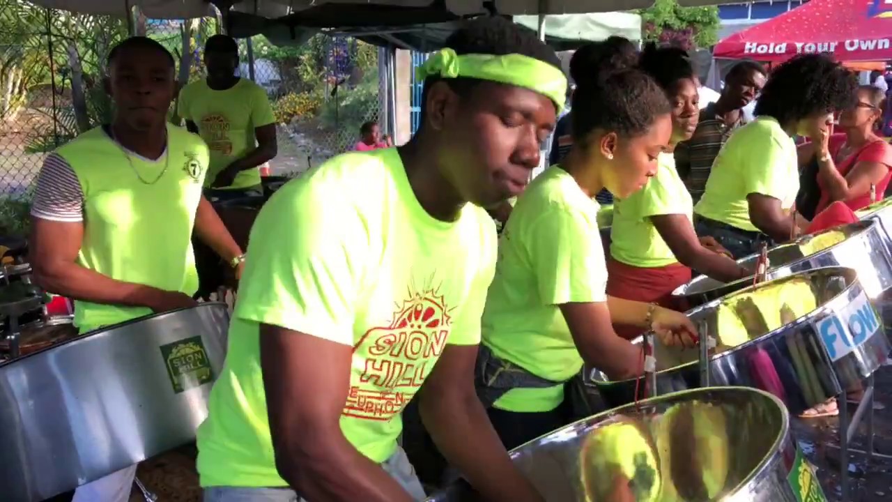 Sion Hill Steel Orchestra. Nine Mornings, Kingstown, St Vincent and the ...