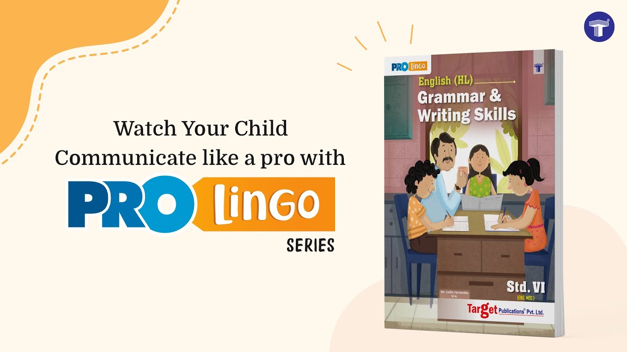 Std 6 English Grammar & Writing Skills Book | Target Publications - YouTube