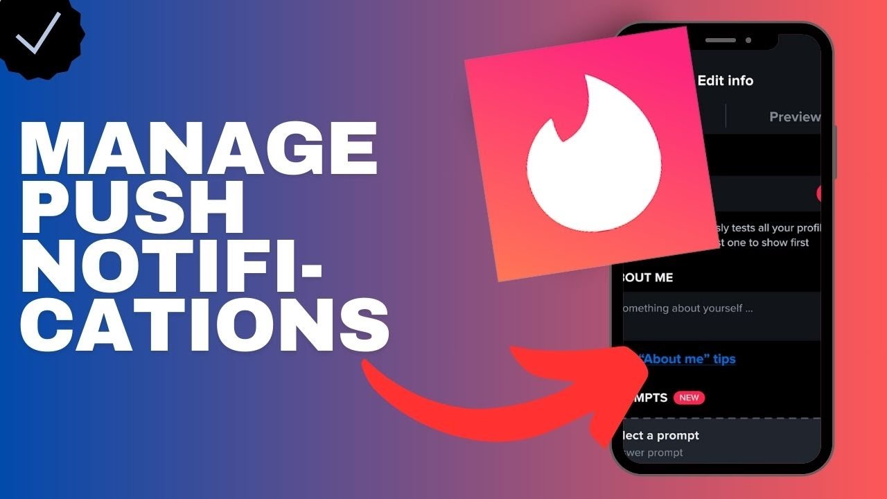 How to manage the push notifications in Tinder? - YouTube