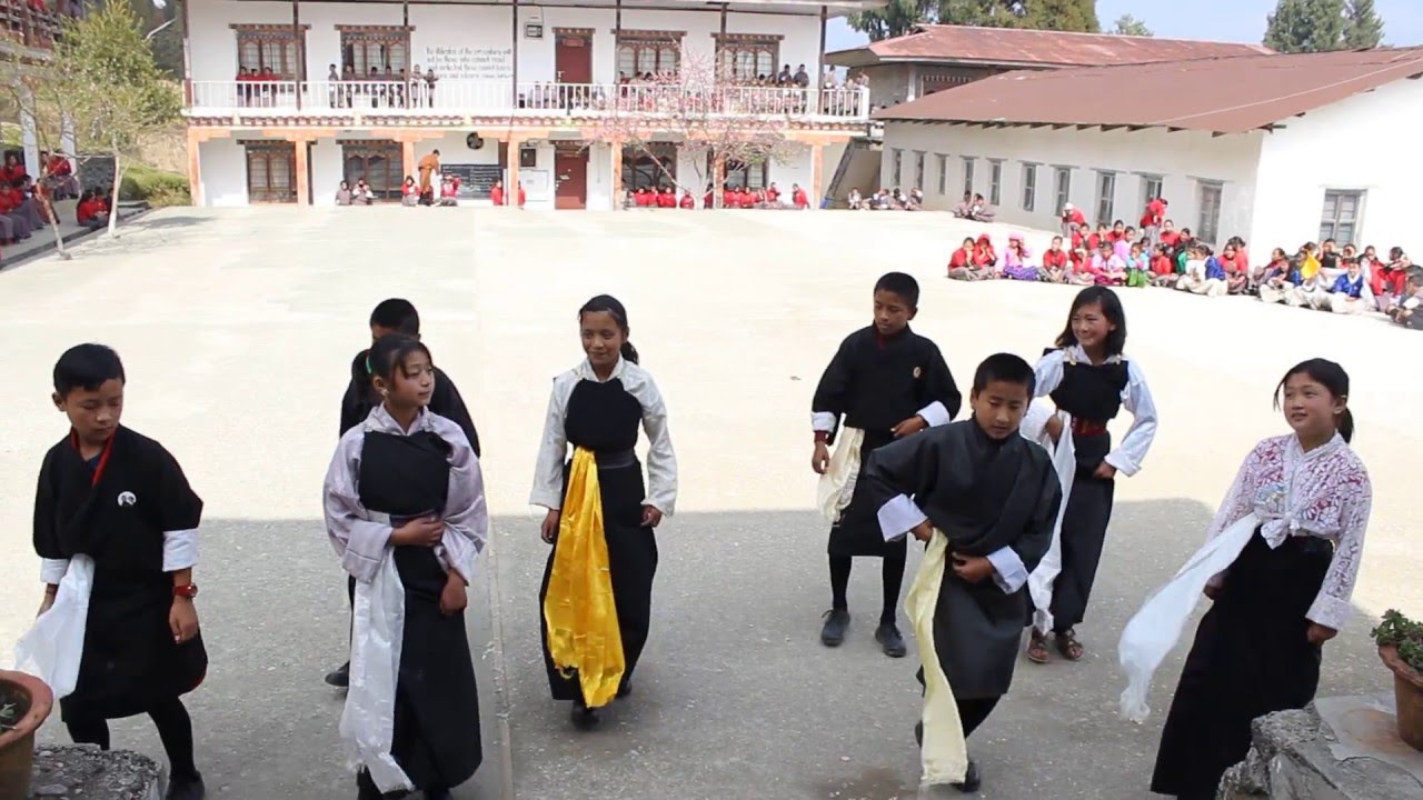 Pema Tashi Dancing on 21st February HM's Birth Anniversary 2016 - YouTube