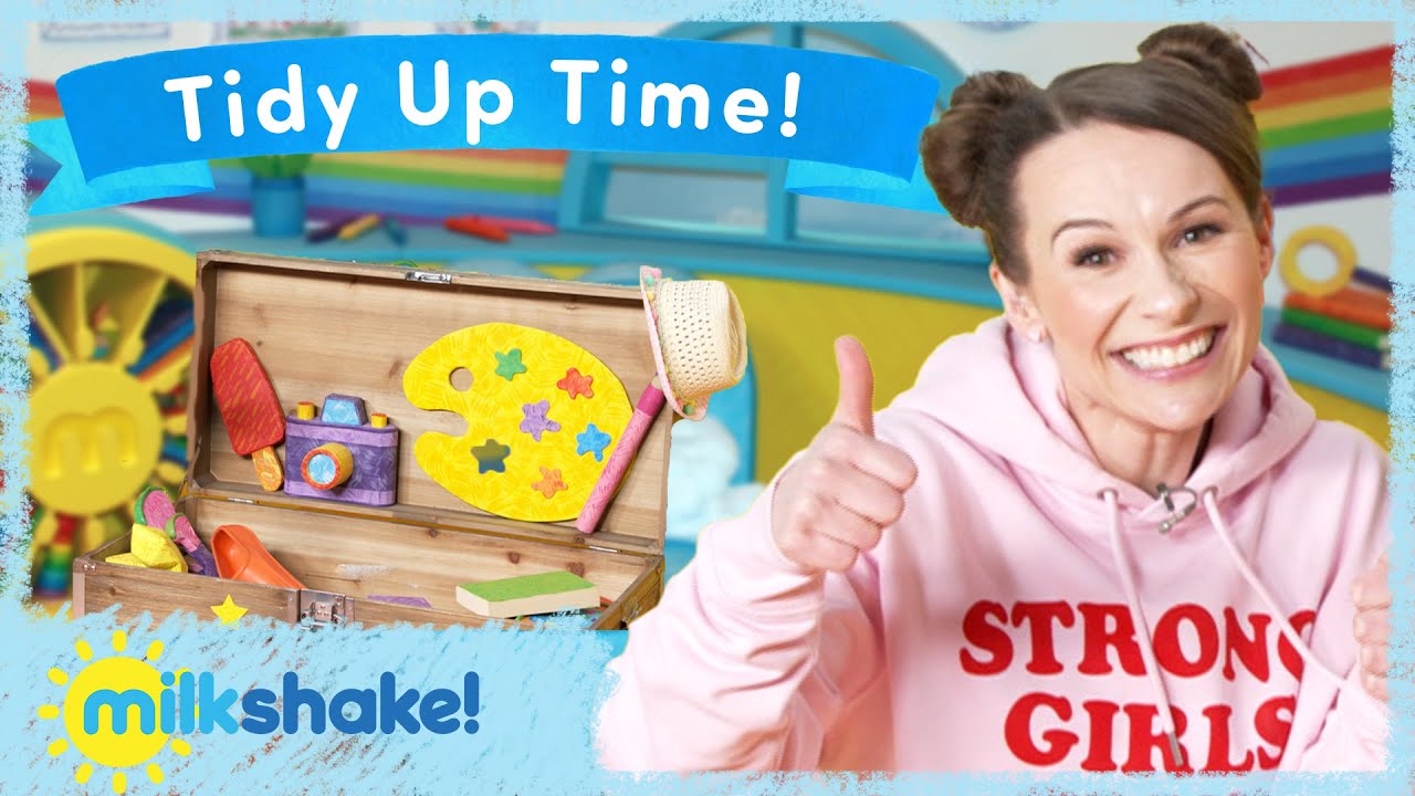 Milkshake! Studio Games | Tidy Up Time Game | Jen - YouTube