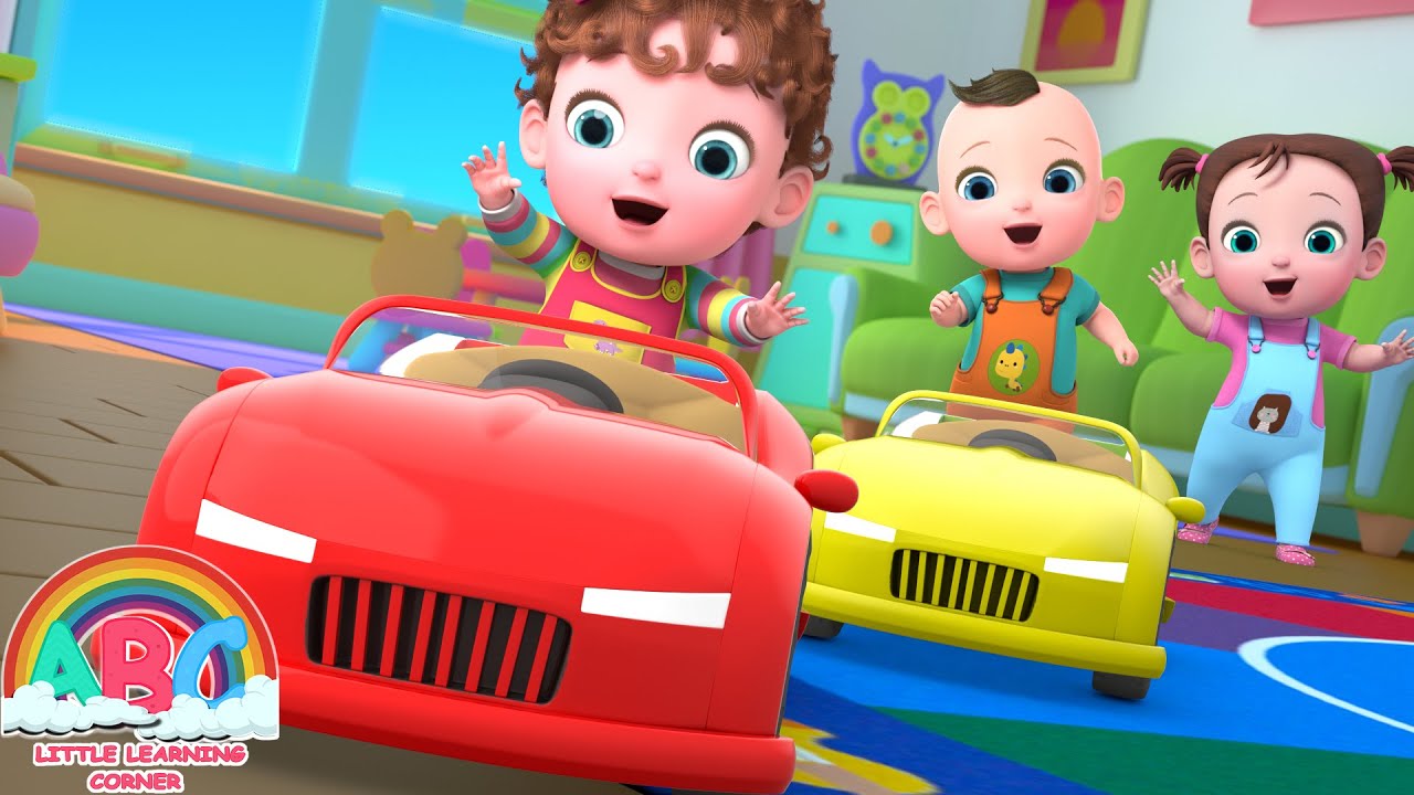 Ten Little Cars | Learn Numbers | Nursery Rhymes & Kids Songs | Abc ...