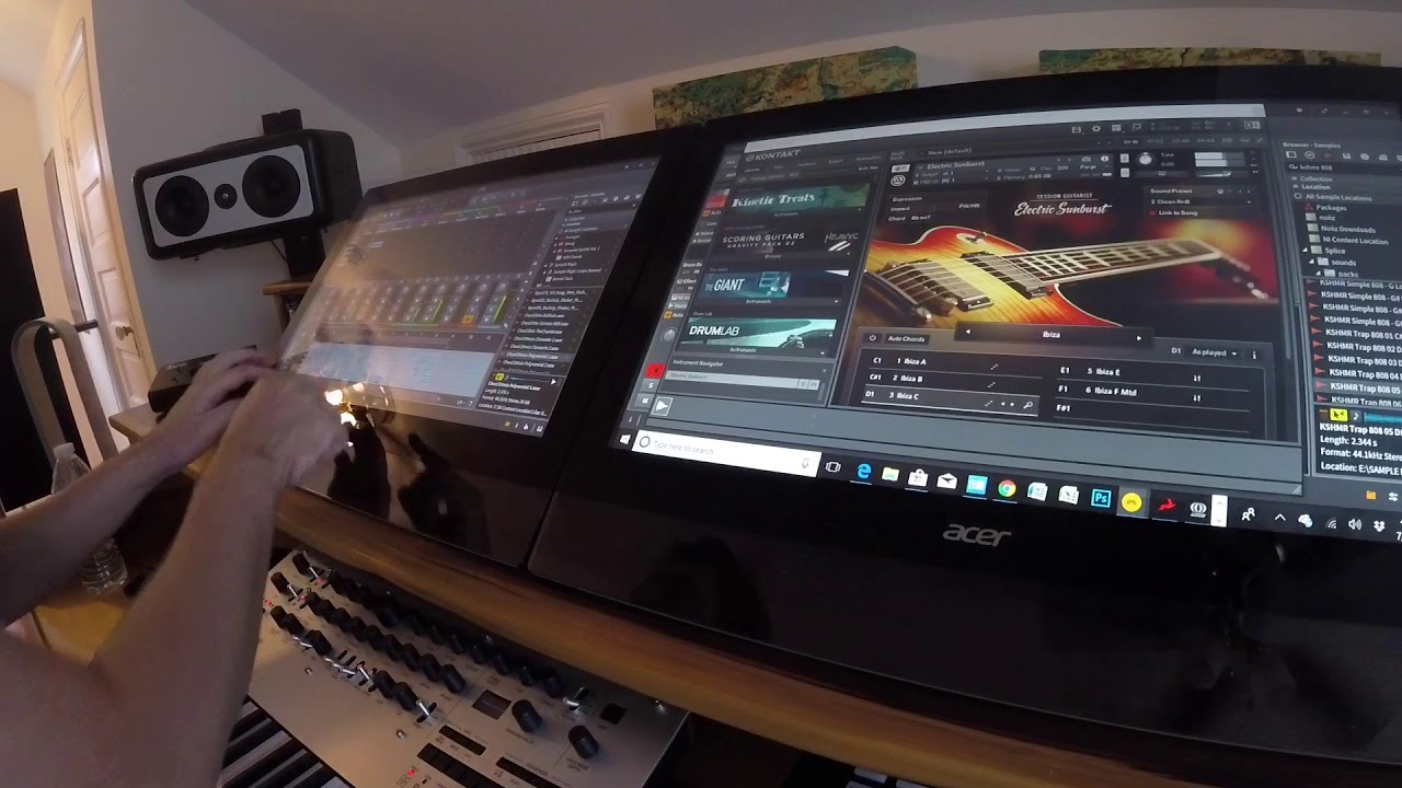 Dual Touchscreens with Bitwig DAW - YouTube