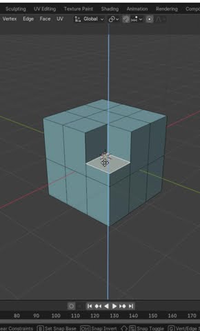 Blender extrusion manifold #artssupremo #blender3dartist #blendercourse ...