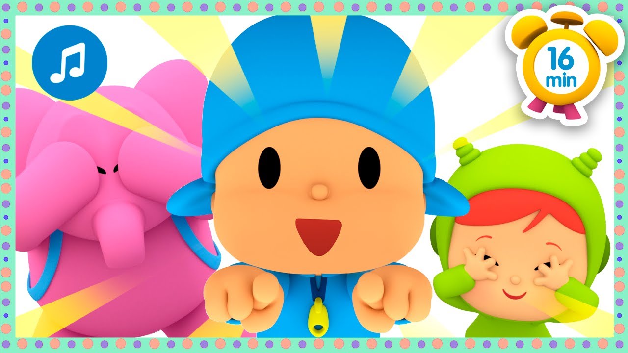 🤭 Peekaboo + More Nursery Rhymes & Kids Songs [ 16 minutes ] | Pocoyo ...