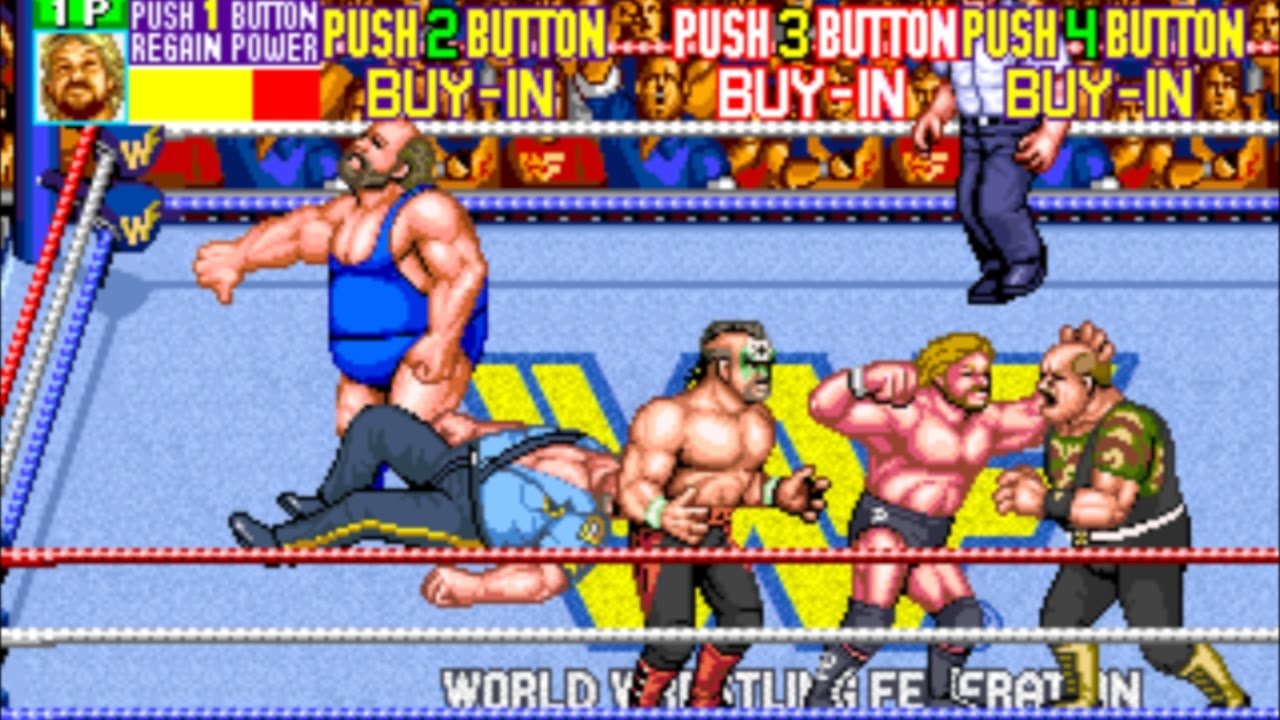 Million Dollar Man Ted DiBiase ROYAL RUMBLE - BATTLE ROYAL ★ WWF ...