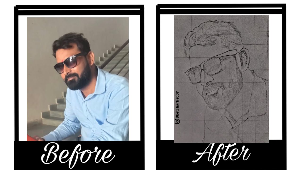 How to draw outlines in just few minutes || drawing || pencil sketch ...