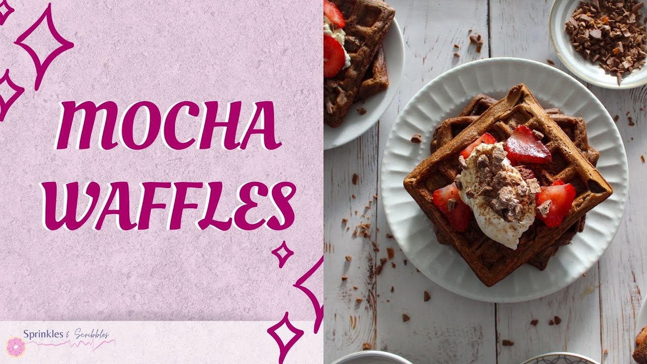 Mocha Waffles | Homemade Coffee + Chocolate Waffles Recipe - YouTube