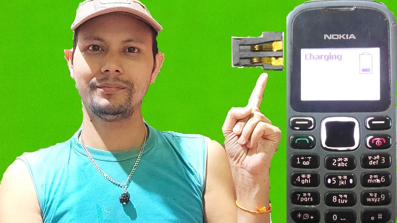 Nokia 1280 charging pin replacement - YouTube