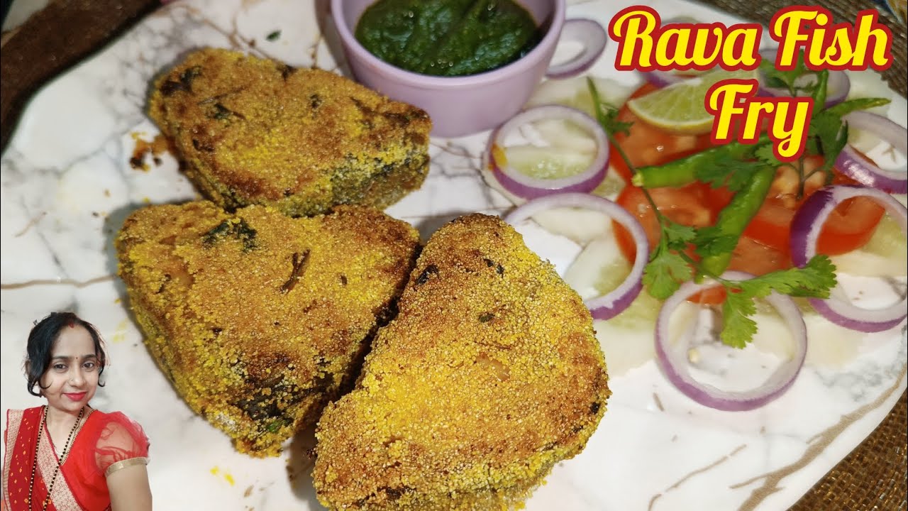 Rava Fish Fry | Mangalore Style Rava Fish | #ravafishfry # ...