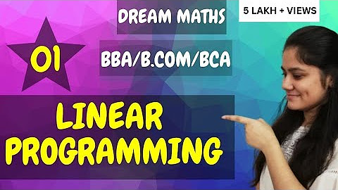 Linear programming - YouTube