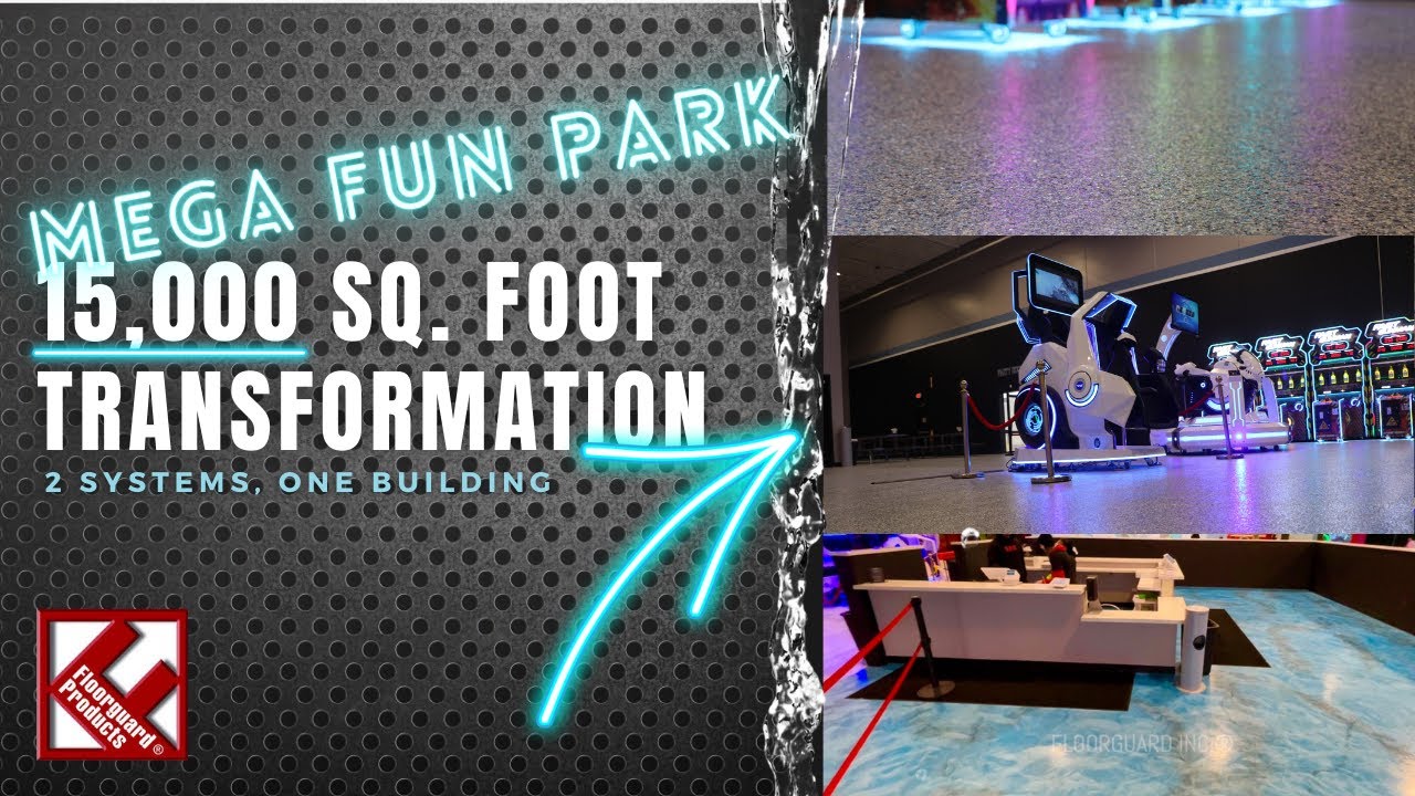 15,000 SQ. FT MEGA FUN PARK TRANSFORMATION - YouTube