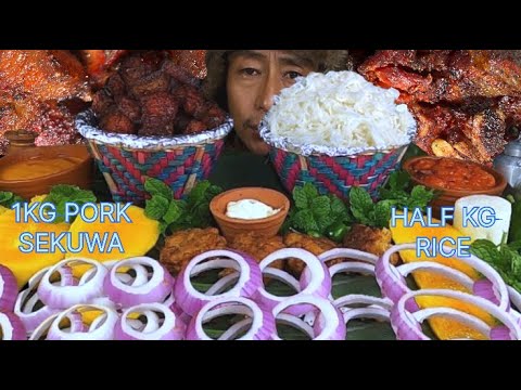 1 KG DALI PORK SEKUWA, RICE, PAKAUDA, TOMATO PICKLE, MAYONNAISE SAUCE ...