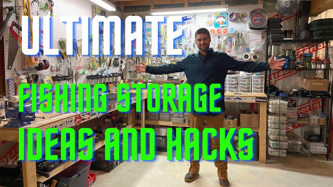 Ultimate FISHING Storage Ideas Walk Through - YouTube